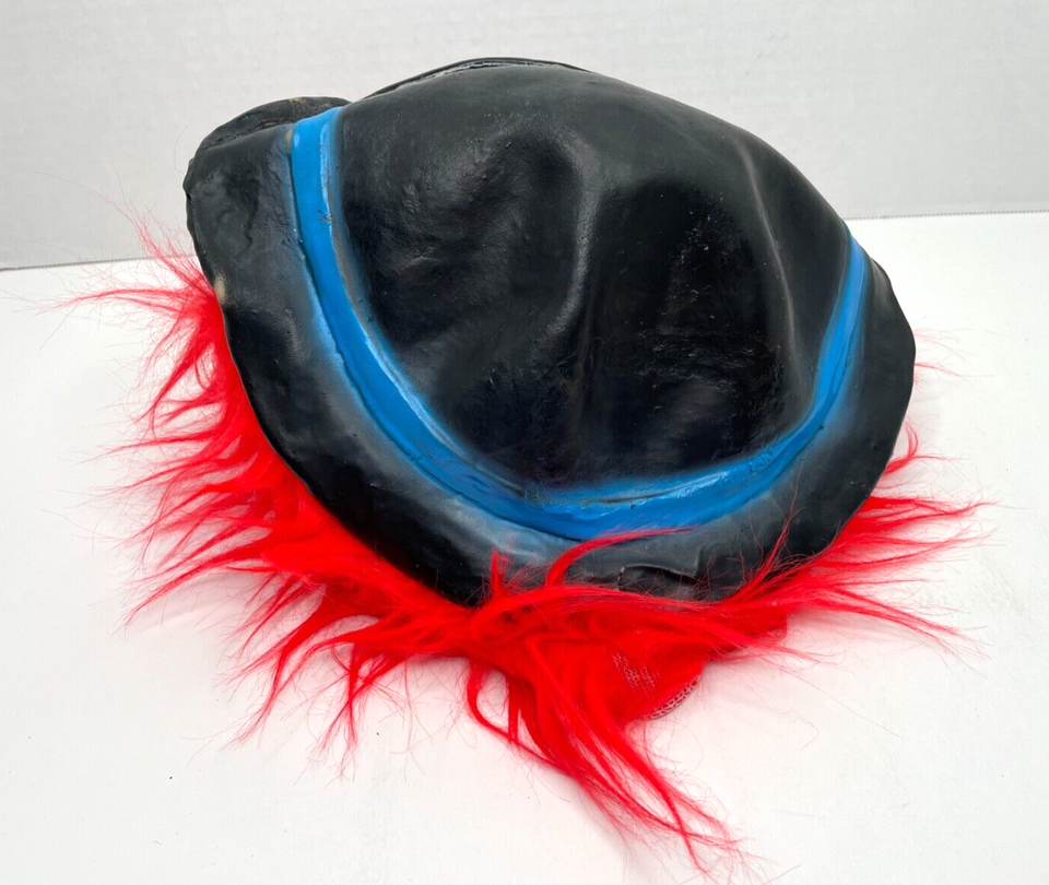 Vintage Ben Cooper Halloween Half Face Mask Hobo Clown Rubber Latex ...