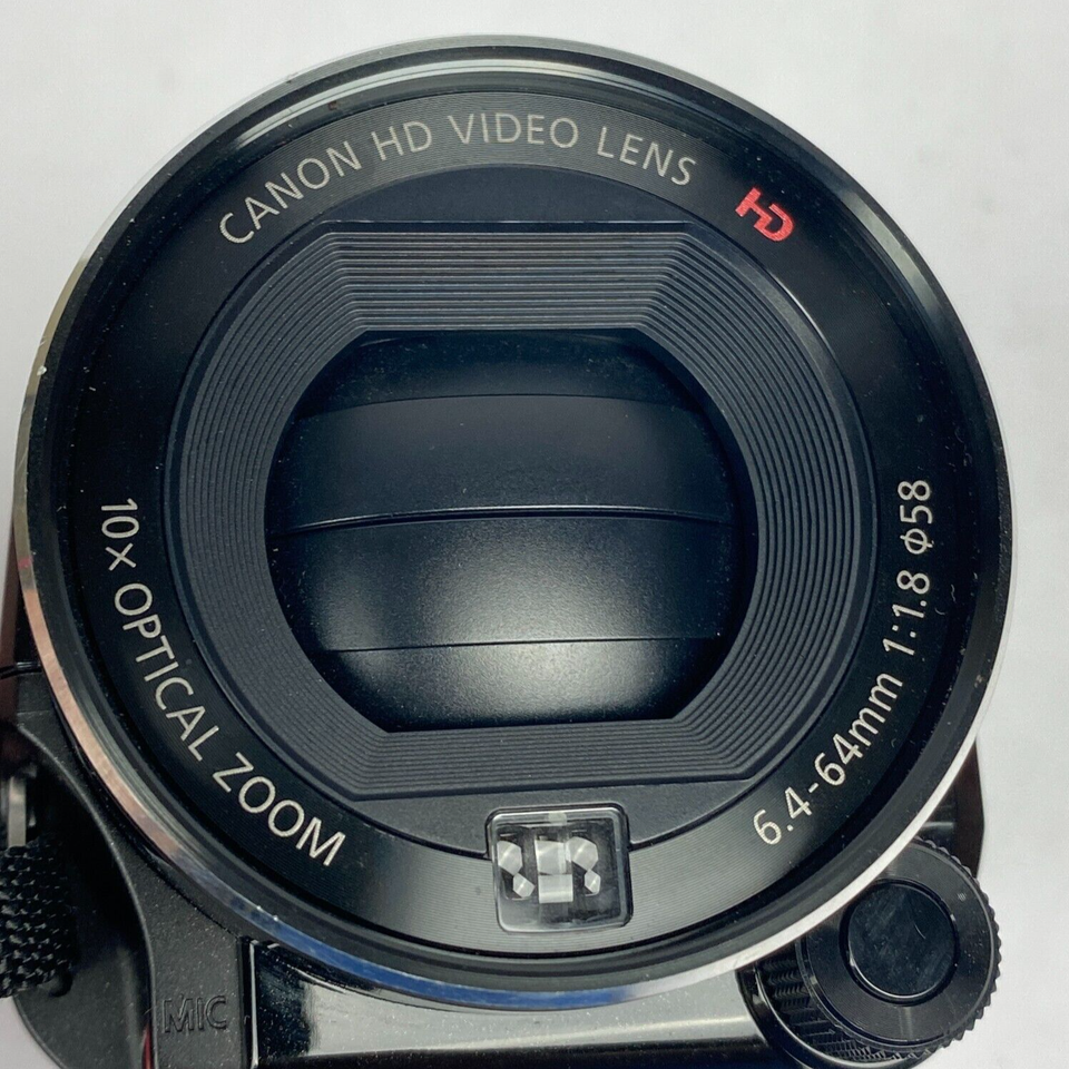 Canon VIXIA HF S200 8MP 10x Zoom Full HD AVCHD Flash Camcorder w ...