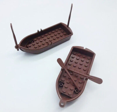 LEGO BOATS x 2 VIKINGS REDDISH BROWN 2551 | eBay