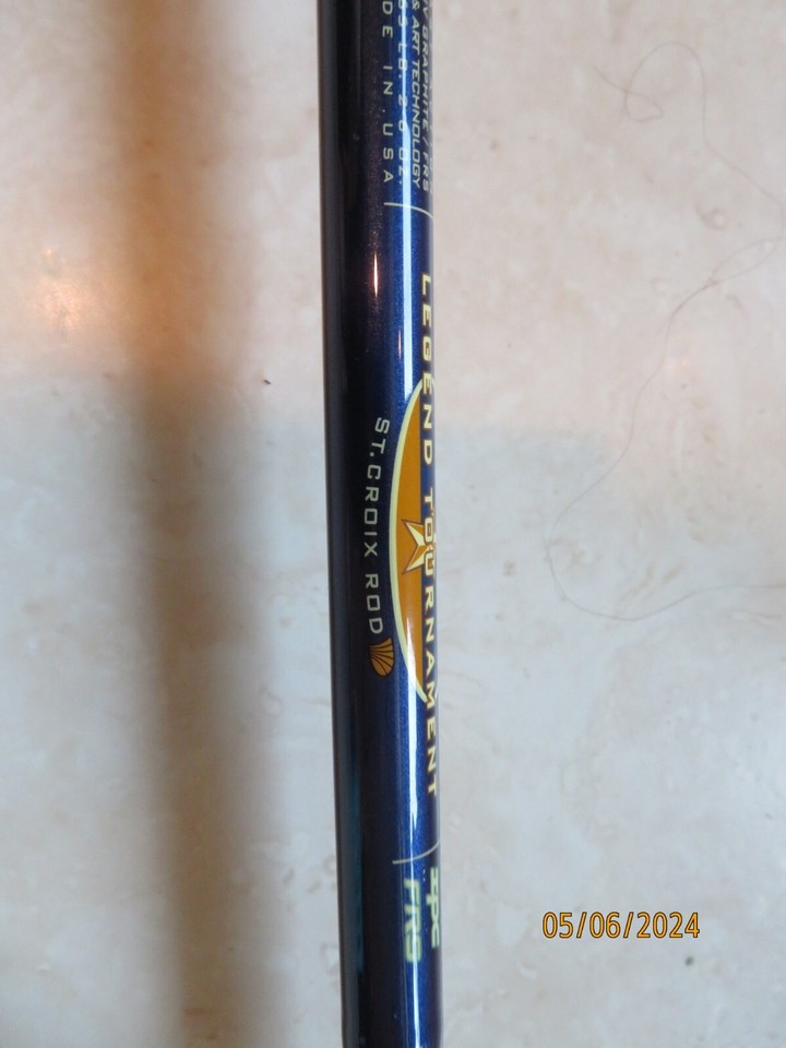 St. Croix Rods Legend Tournament Musky Casting Fishing Rod - 8' 6 ...