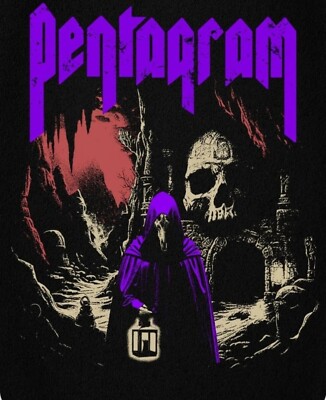 Pentagram Shirt American Heavy Metal Band Doom Metal Black T-Shirt ...