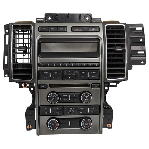 2010 - 2012 FORD TAURUS Radio Climate Control Panel AG1T-18A802-BB OEM ...