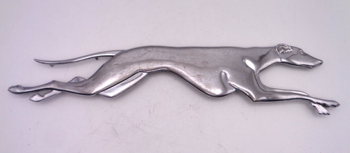 Vintage Rare Metal Greyhound Bus Coach Dog Emblem Collectable - 13-7/8 ...