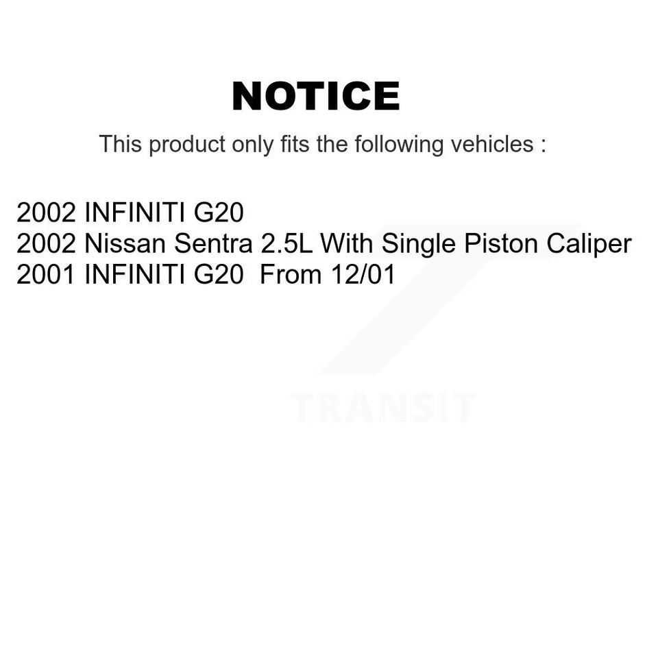 Front Rear Ceramic Pads And Disc Brake Rotors Kit For Nissan Sentra ...