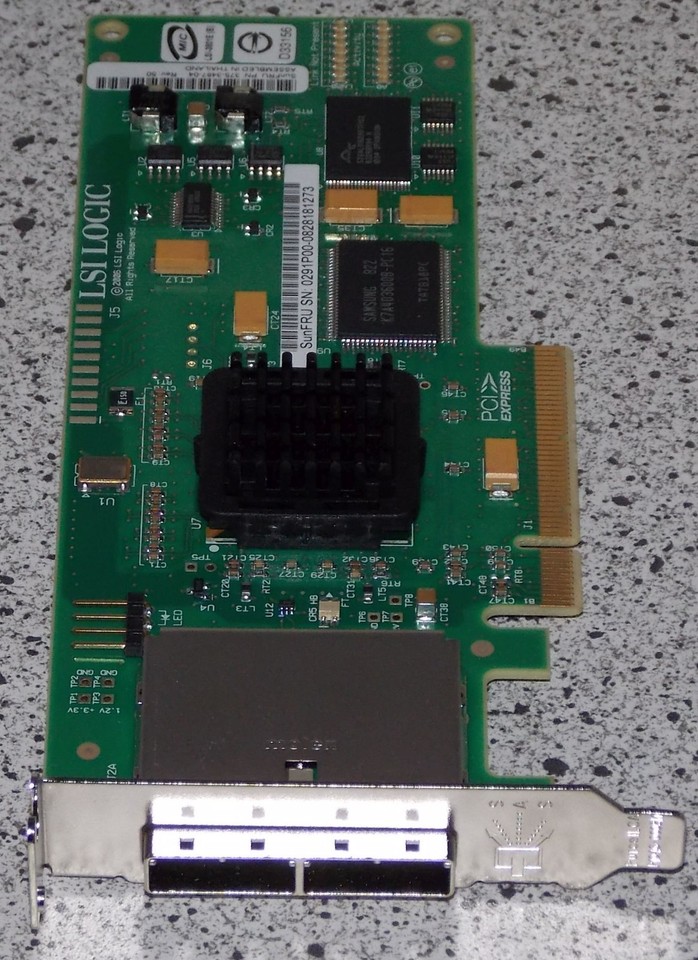 LSI Logic SAS Controller SAS3801EL-S PCIe x8 PCI Express Card SUN 375-3487-04 | eBay