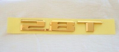 2010 - 2014 CADILLAC SRX "2.8T" REAR LIFT GATE EMBLEM 24K GOLD PLATED ...