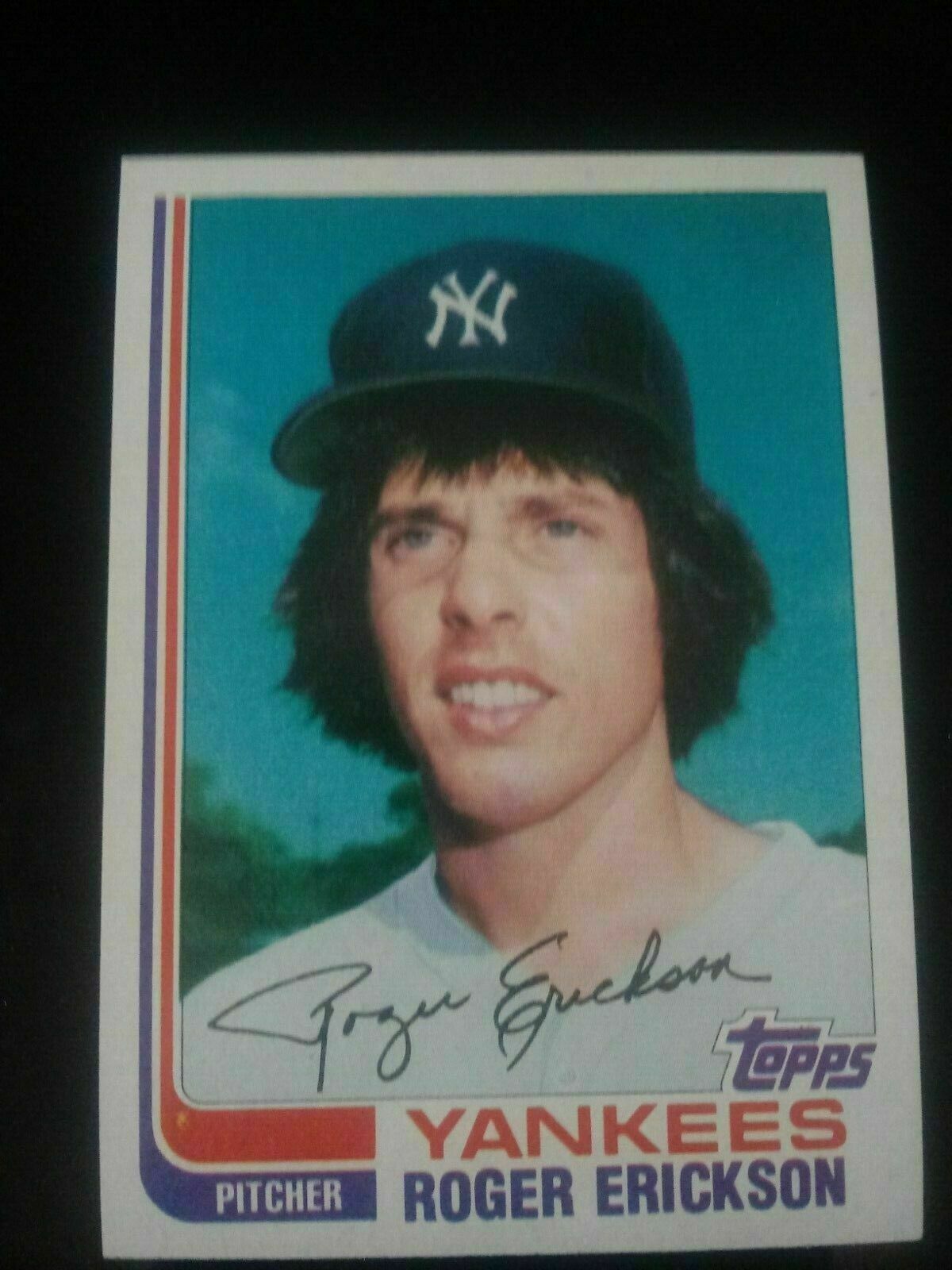 1982 Topps Traded Roger Erickson Baseball Card #30 T New York Yankees ...