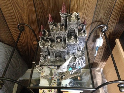 Medieval Middle Ages Castle Fortress for Miniature Display Stand ...