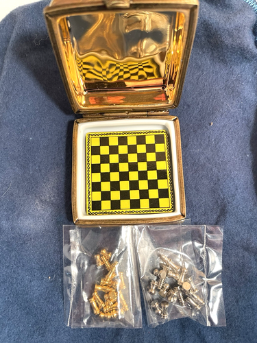New Limoge Peint Main Miniature Chess Set Deep Blue, Kasparov, Fischer ...