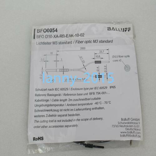 1PC New BALLUFF Sensor BFO D10-XA-RB-EAK-10-02 BFO0054 | eBay