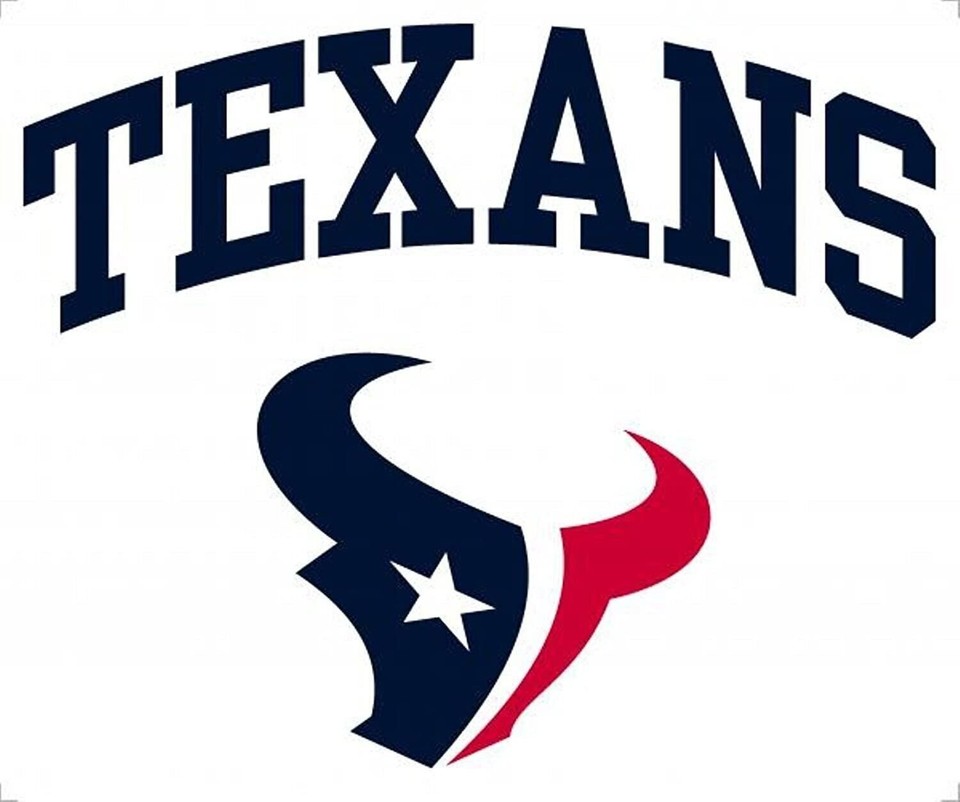 Houston Texans 12 Inch Decal Sticker, Arch Design, Vinyl Die Cut, Auto ...