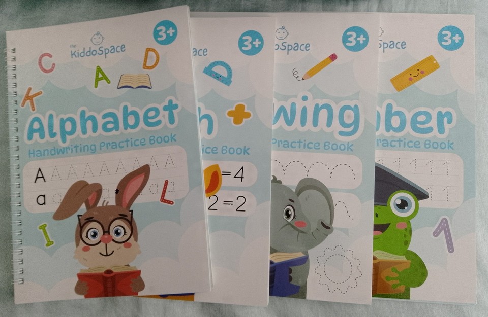 Handwriting Practice Kit (The KiddoSpace): Numbers/Maths/Alphabet ...