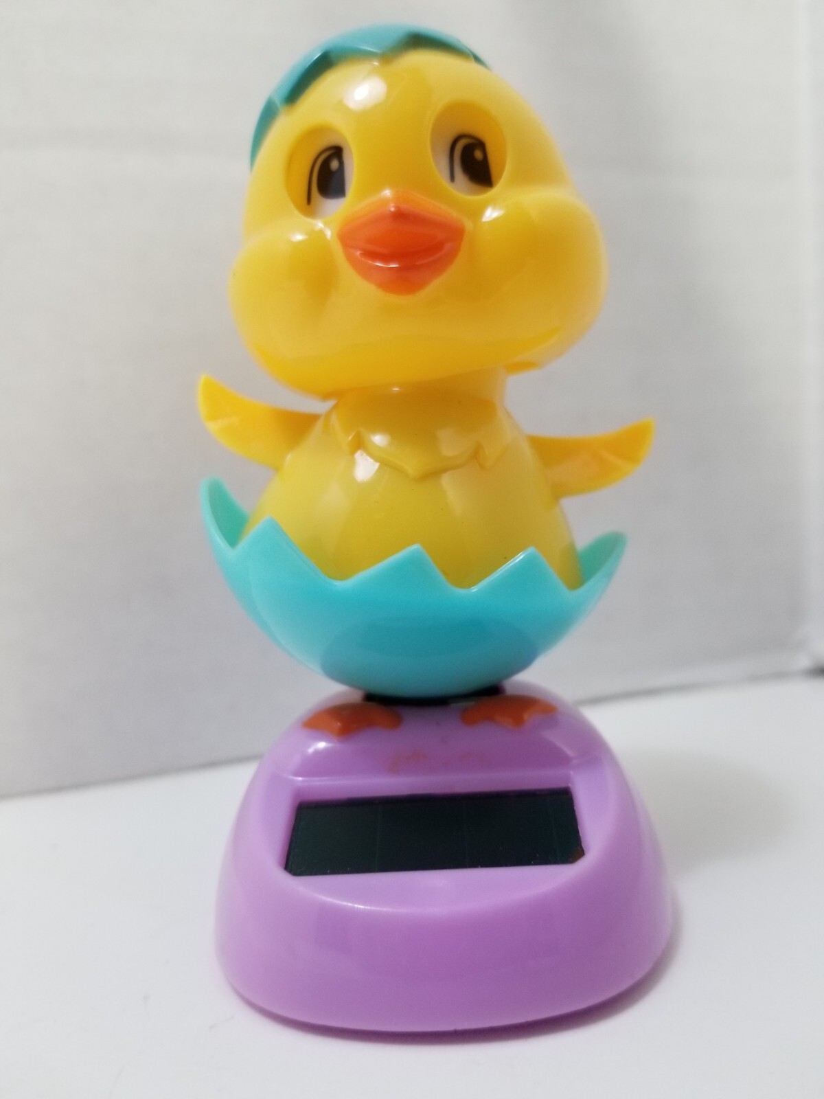 Solar Powered Dancing Easter Chick Egg Bird Hatched 4" Cute Figure 2014 ...