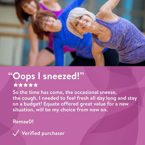 Equate Options Women's Bladder Control Pads, Unscented, Maximum ...