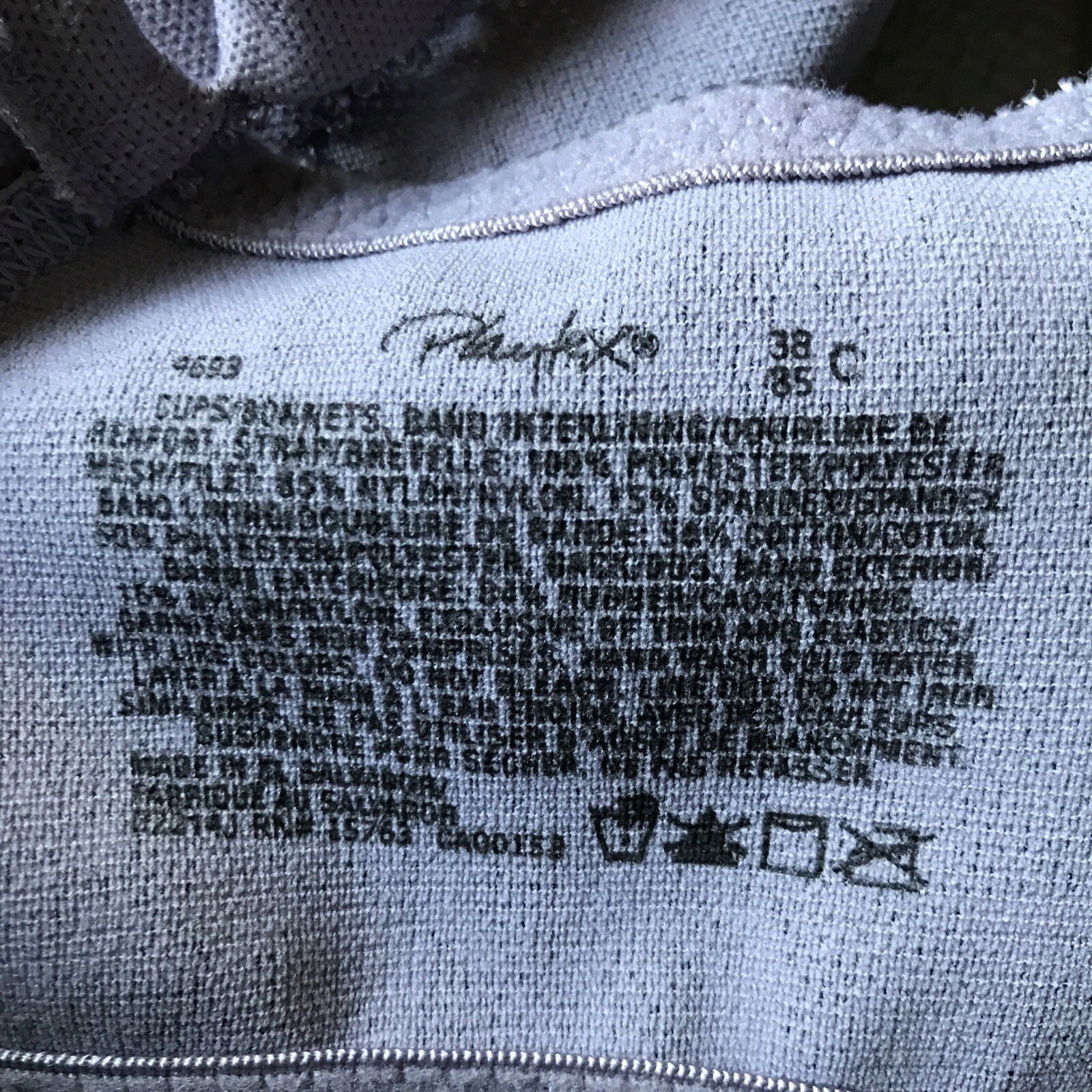 Playtex 18 Hour 4693 Ultimate Shoulder Comfort Warm Steel Bra Sz 38C ...