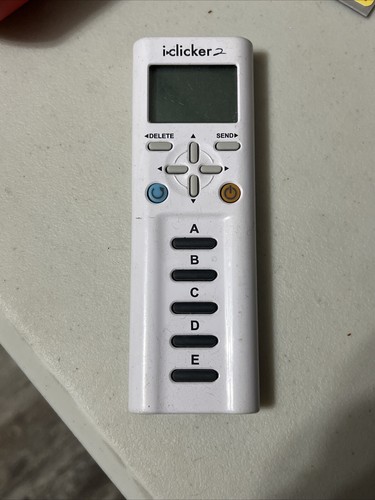 S iClicker 2 Student Remote Classroom Response Control Multiple Choice ...