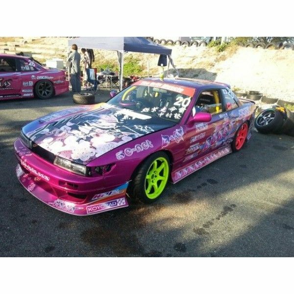 RC Car Decal set Akira Tsujii 2013 Drift Mascle S13 SILVIA Vinyl TAKA ...