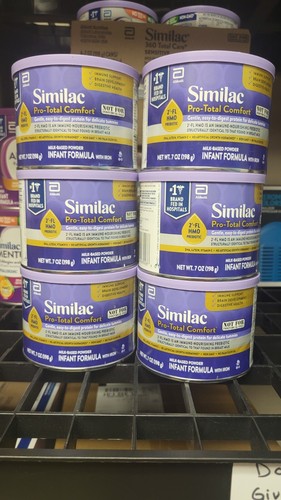 6 Cans Similac Pro Total Comfort 7oz W/ Iron 08/01/2025 NON GMO YOU GET ...