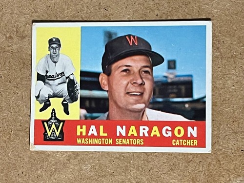 1960 Topps Hal Naragon #231 VG | eBay