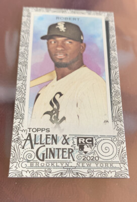 Luis Robert 2020 Allen & Ginter MINI BLACK BORDER SP RC # 256 Chicago ...