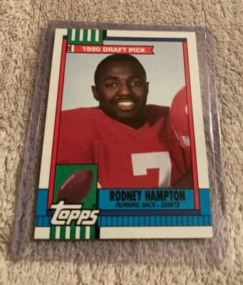 1990 Topps Football Card #48 Rodney Hampton RC | eBay