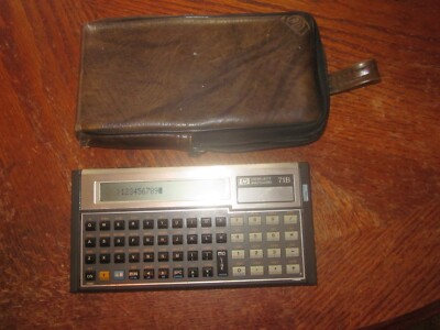 Vintage HP Hewlett Packard 71B Calculator Computer w/ Module 5061-7238 ...