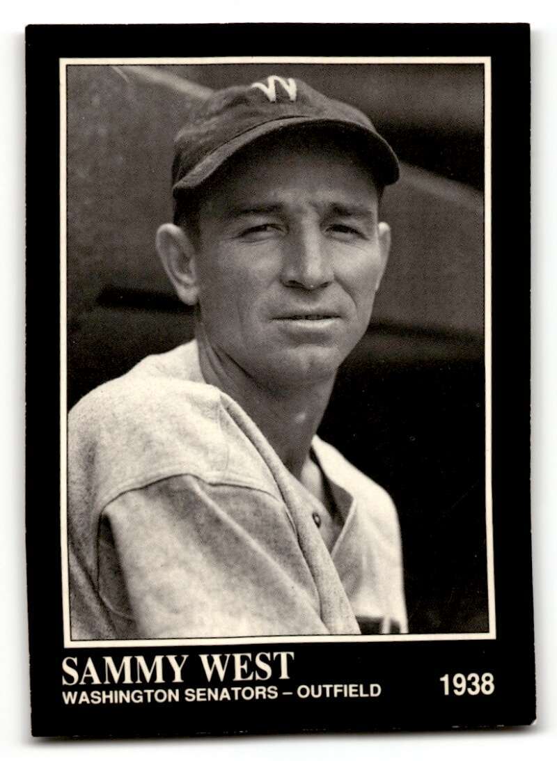 1991 Conlon Collection TSN #241 Sammy West Washington Senators Baseb ID ...