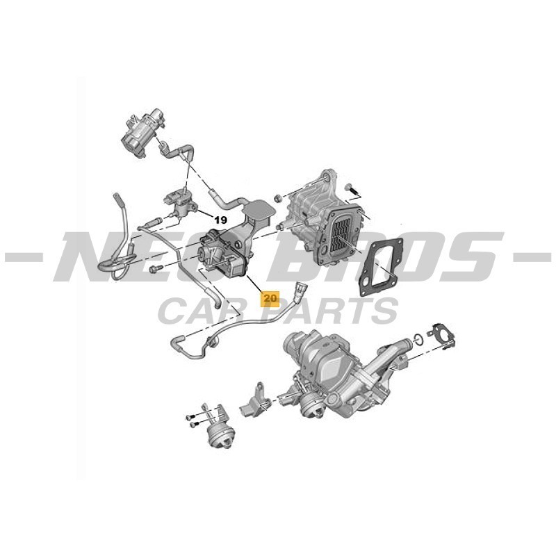 OE Turbo Vacuum Reservoir, Peugeot Boxer 19- 2.2 BlueHDi DW12R ...