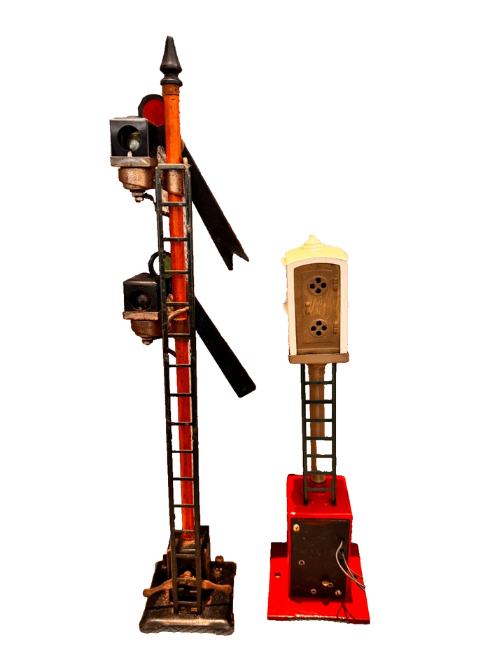 2pc Set Lionel - #78 Block Signal & #66 Duel Arm Semaphore Signals Used ...