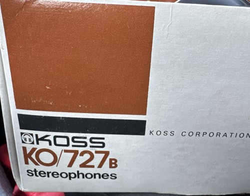 Vintage Koss KO-727B Professional Stereophones Great Condition Tested ...