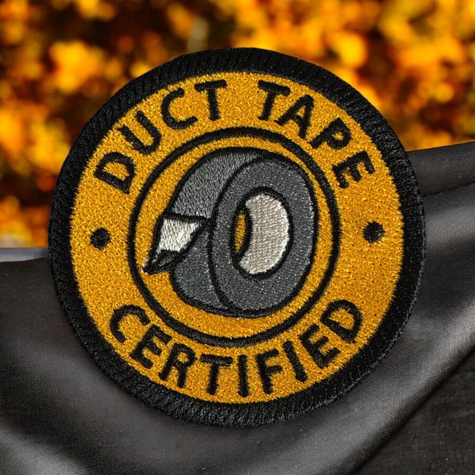 Duck Tape Certified Patch 3.99 X 2.98" | eBay
