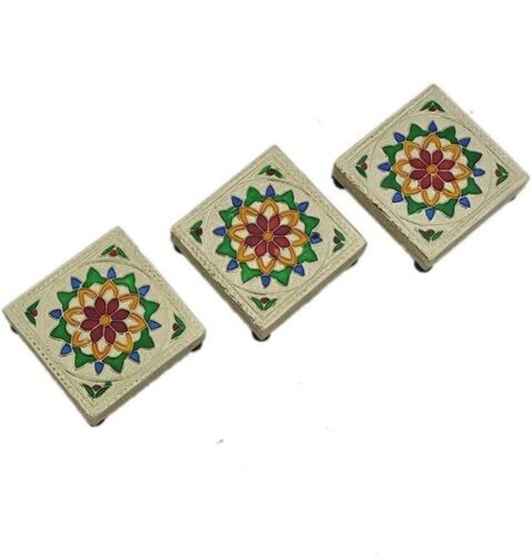 Pack Of 3 Bajot for Pooja/Indian Religious Chowki/Chaurang for Puja ...