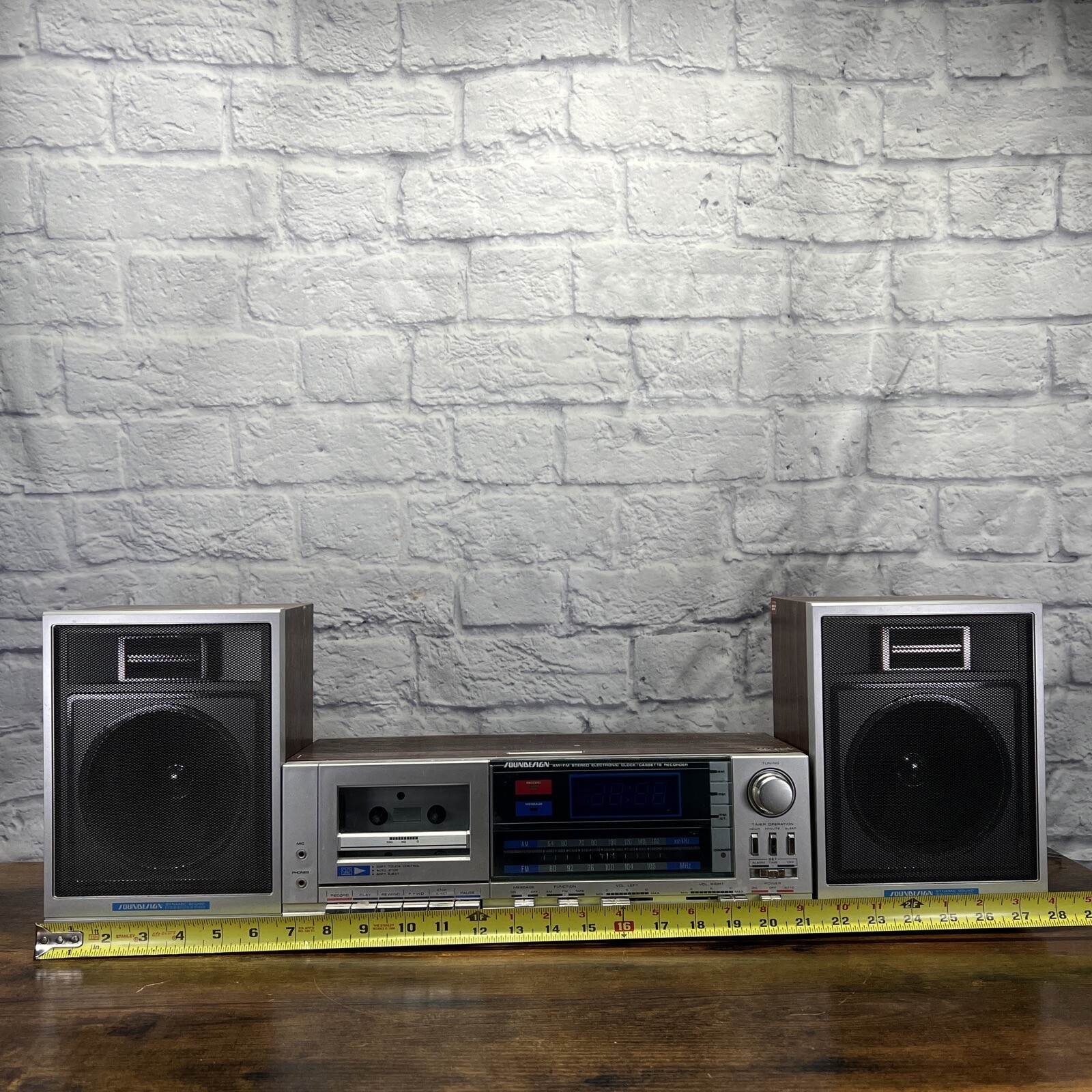 Vintage Rare Soundesign AM/FM Stereo System Cassette Model 3893 ...