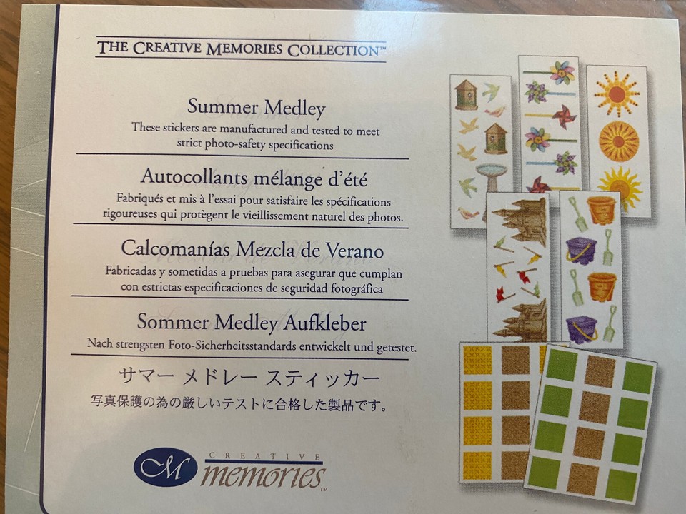 Creative Memories Sticker Pack Block Sheets VINTAGE Style YOU PICK | eBay