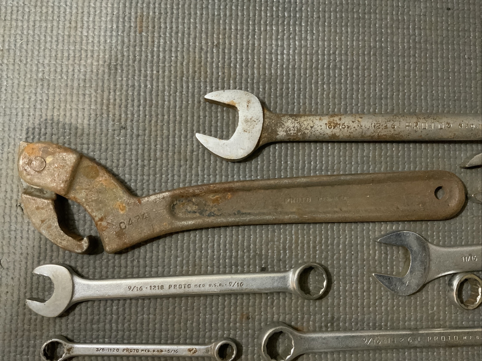 VINTAGE PROTO CHALLENGER PROTO PROFESSIONAL PROTO WRENCHES BOX END ...