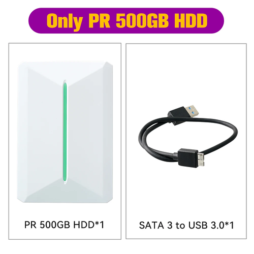 Retrobat & Playnite Retro Game Console 500GB Gaming HDD for Ps3/Ps2 ...