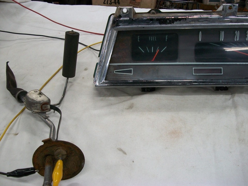 1966 CHEVROLET CHEVELLE SPEEDOMETER GAUGE CLUSTER FLOOR SHIFT | eBay