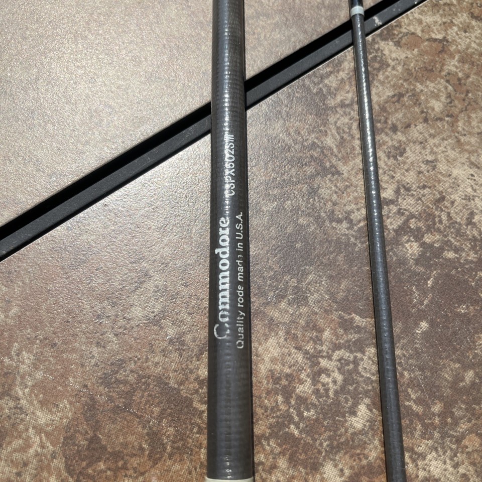 NICE COMMODORE 2PC FISHING ROD 6FT CORK HANDLE *MINT* | eBay