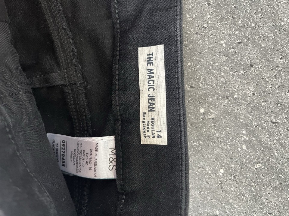 M&S Black Women's Stretch Jeans Size 14 - Range: Magic Jeans | eBay UK