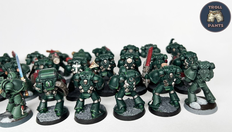 Warhammer 40k - Dark Angels - 29 Tactical First Born Marines | eBay