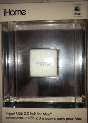 iHome 4-Port USB Hub (IMAC-U100W) White Fast | eBay