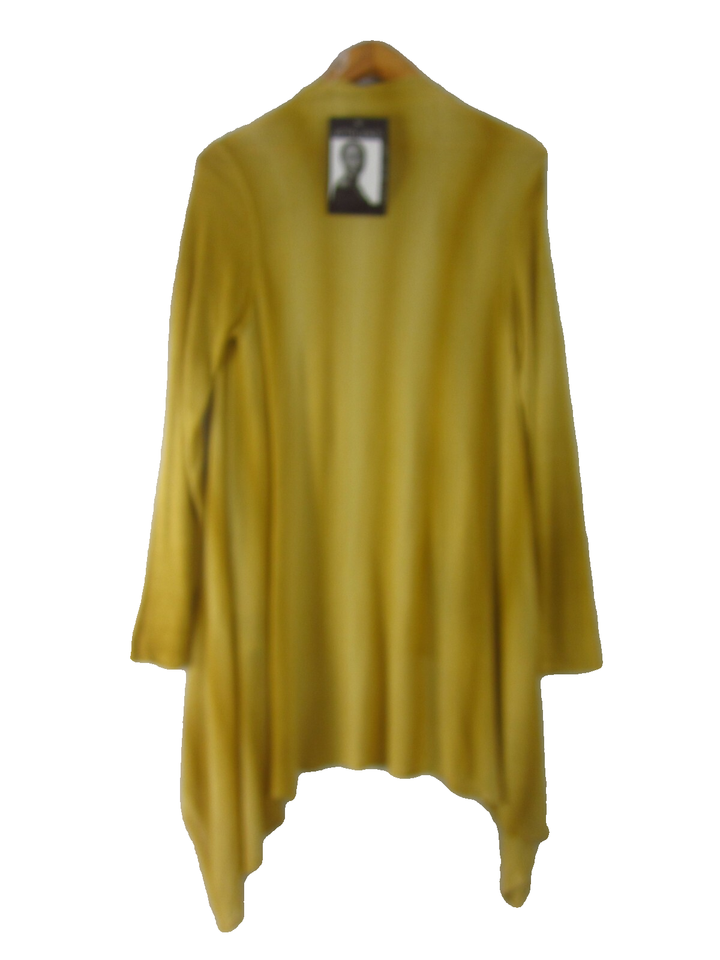 New Renee Greenstein Attitudes Womens S Yellow Ombre LS Open Knit Cardigan NWT | eBay