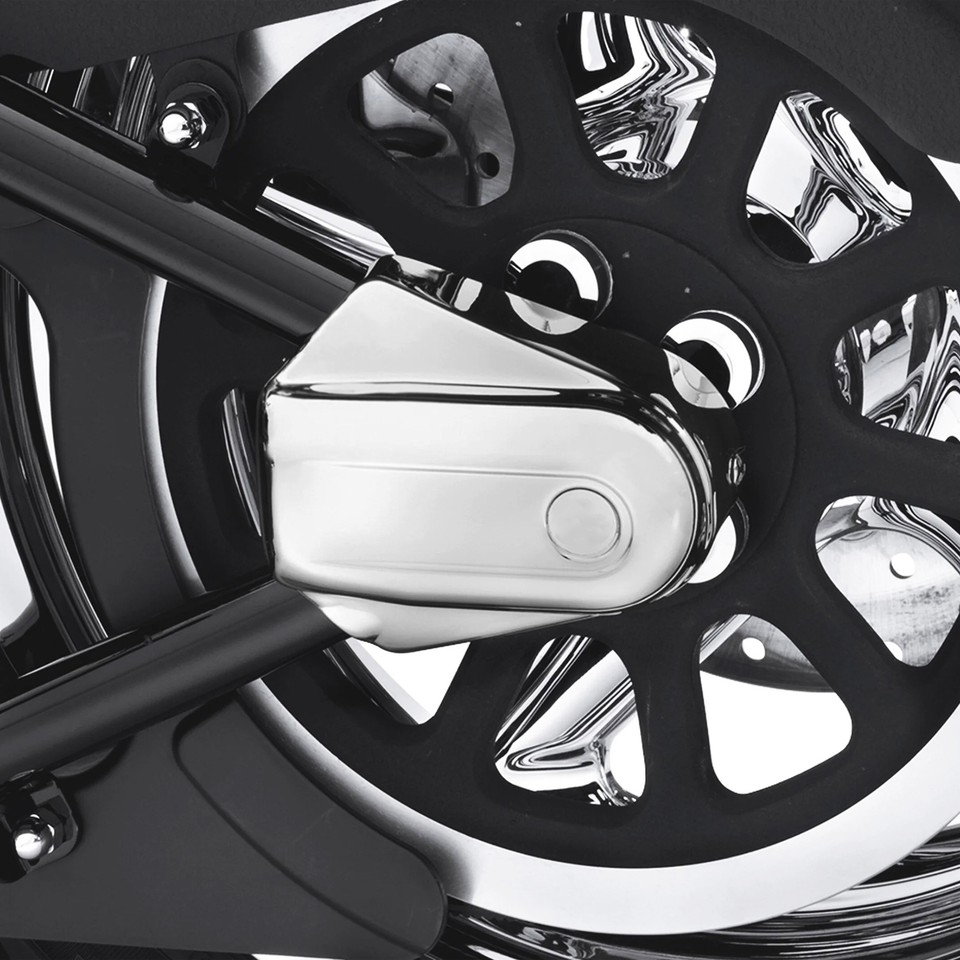 Chrome Rear Swingarm Axle Cover Fit For Harley Fatboy Heritage Softail ...