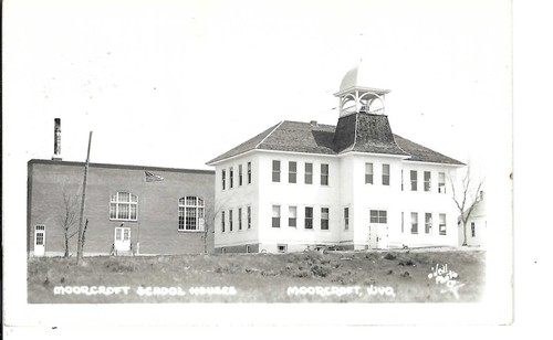RPPC Real Photo Postcard Wyoming Moorcroft School Houses O'Neill Photo ...