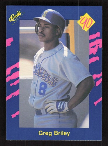 1990 Classic Blue #54 Greg Briley Seattle Mariners | eBay