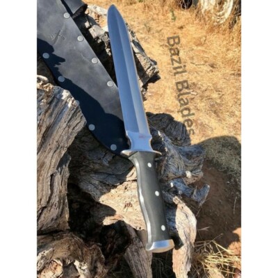 Custom Knife Full Tang Bowie Knife D2 Steel Survival & Outdoor Bowie ...