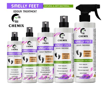 Smelly Feet Odor Control Foot & Shoe Freshening Deodorant Spray ...