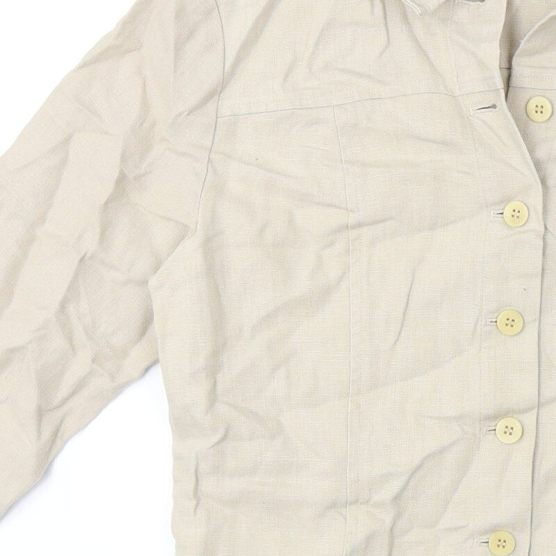 Kaliko Womens Beige Jacket Coat Size 10 | eBay UK
