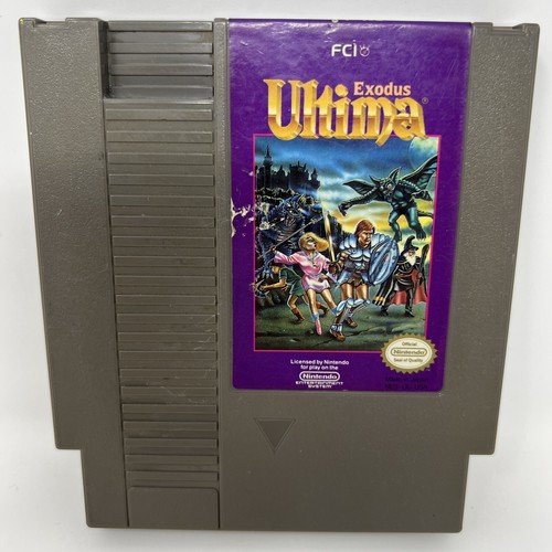 Ultima Exodus -- NES Nintendo Original Classic Authentic RPG Game ...