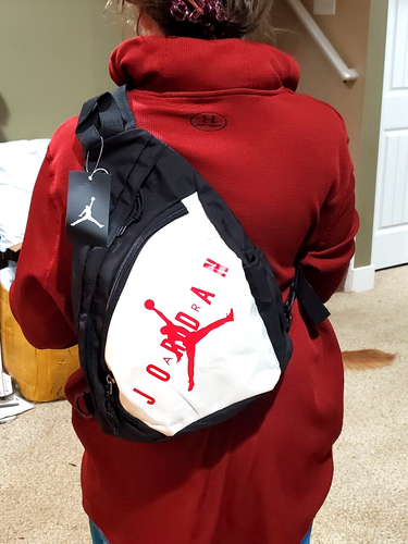 Nike Unisex Air Jordan Sling Bag Backpack NWT School Carry On Shoulder ...
